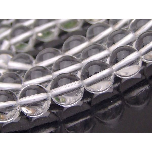 【楽天市場】≪g3-301A≫ 天然5A 6mm クリスタルクォーツ 1連38cm 通し針、解説書、1mゴム付き ネコポス送料無料 鑑別済・本物保証 水晶 ブラジル産 天然石 パワーストーン ...