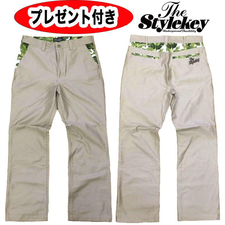 【楽天市場】stylekey STYLEKEY スタイルキー TROPICS ALOHA WORK PANTS ワークパンツ ボトムス チノ ...