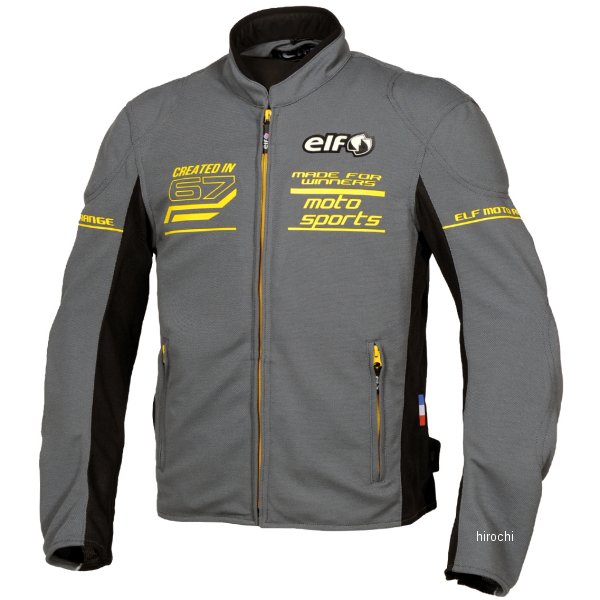 【楽天市場】エルフ elf 2023年春夏モデル フレッドメッシュジャケット グレー/黄 Mサイズ EJ-S116 HD店：ヒロチー商事 ハーレー 楽天市場店