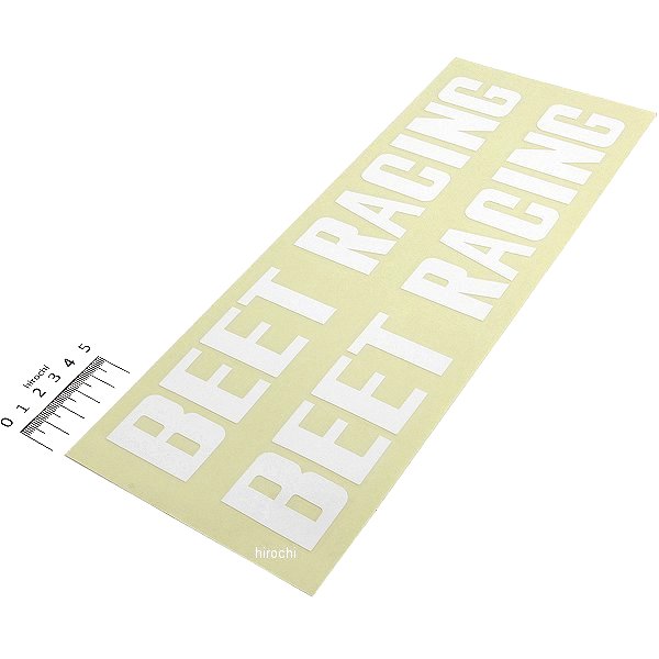 【楽天市場】ビート BEET ステッカー BEET RACING 白 0702-BR2-05 JP店：株式会社ヒロチー商事 楽天市場店