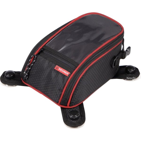 【楽天市場】【メーカー在庫あり】 デグナー DEGNER 交換可能吸盤式タンクバッグ 黒/赤パイピング NB-117A JP店：株式会社ヒロチー商事 楽天市場店