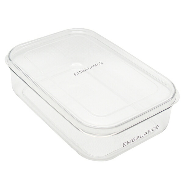 【楽天市場】【ポイント最大20倍】EMBALANCE CLEAR CONTAINER L 1300ml （エンバランス クリアコンテナ L ...