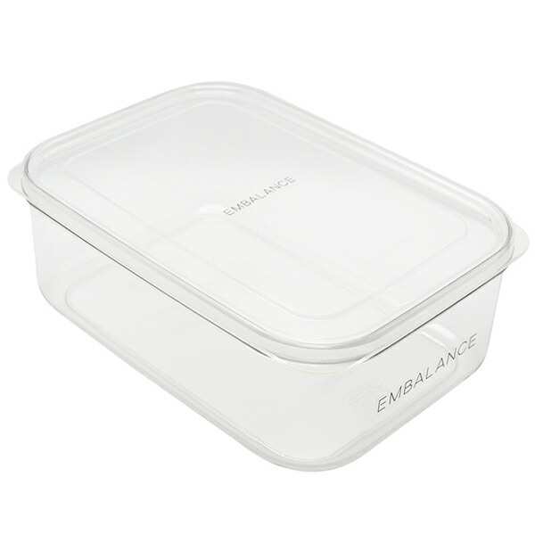 【楽天市場】【ポイント最大10倍】EMBALANCE CLEAR CONTAINER M 920ml （エンバランス クリアコンテナ M ...