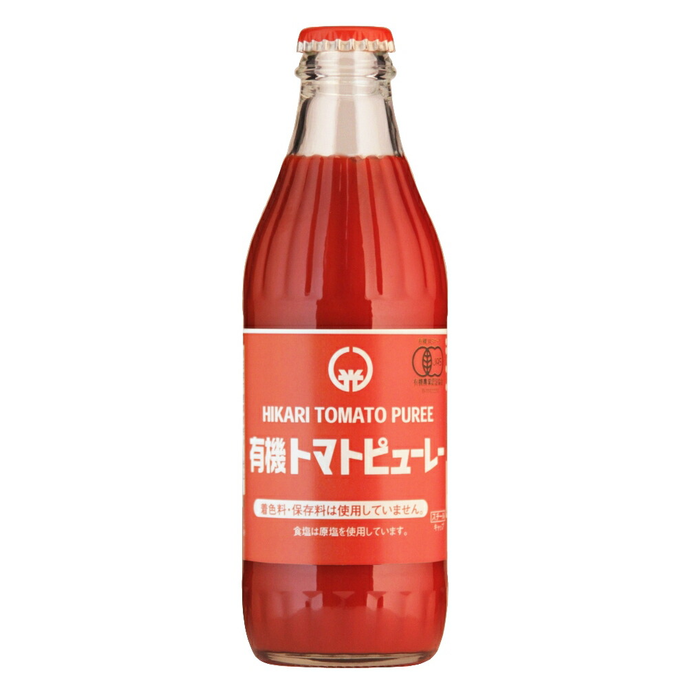 【楽天市場】光食品 有機トマトピューレー 320g 有機JAS認証：HIRYU