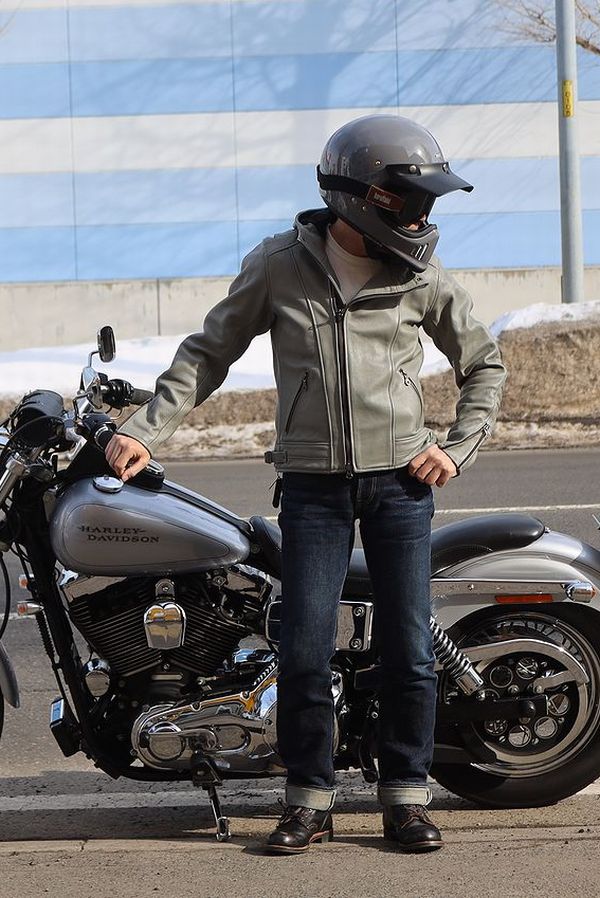 【楽天市場】KADOYA(カドヤ) K'S LEATHER MR-LOADED（エムアールローデッド） レザーパーカー カラー：グレー サイズ：3L：History ヒストリー楽天市場店