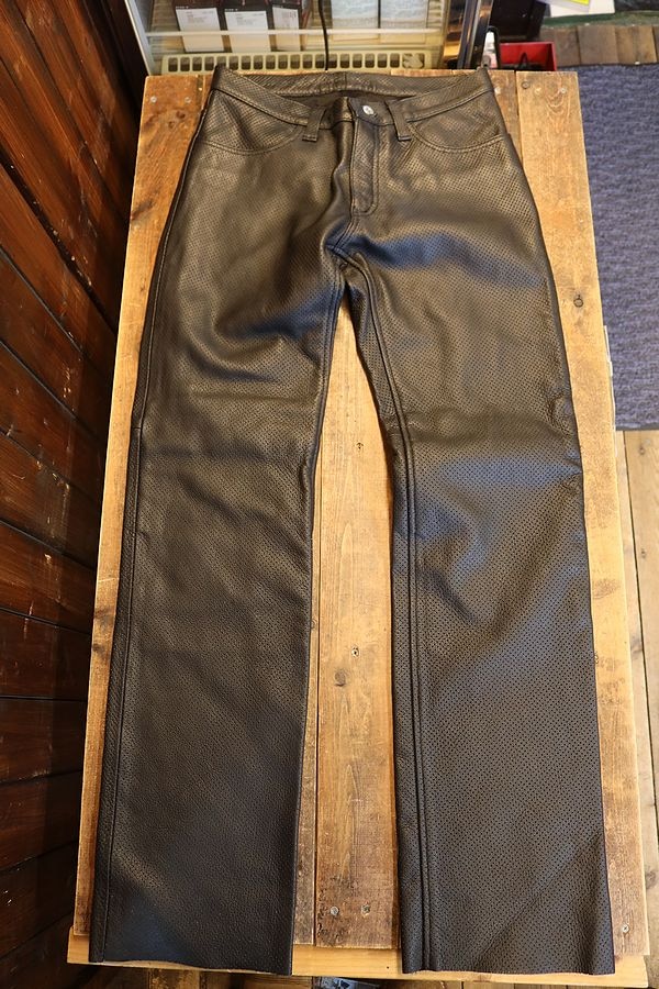 【楽天市場】KADOYA（カドヤ）PL PANTS-5P パンチングレザーパンツ-5P 革パンツ：History ヒストリー楽天市場店