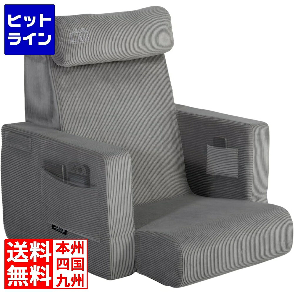 【楽天市場】ビビラボ 運べるスマホソファー 一人掛けソファー LFS-800N-GY：ヒットライン