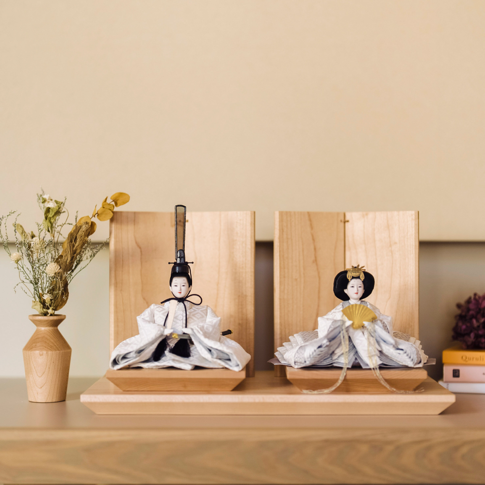 【楽天市場】【2026年度分ご予約】 【25年9月中旬お届け予定】 雛人形 インテリア おしゃれ モダン コンパクト 木 初節句 お雛様 北欧 ...