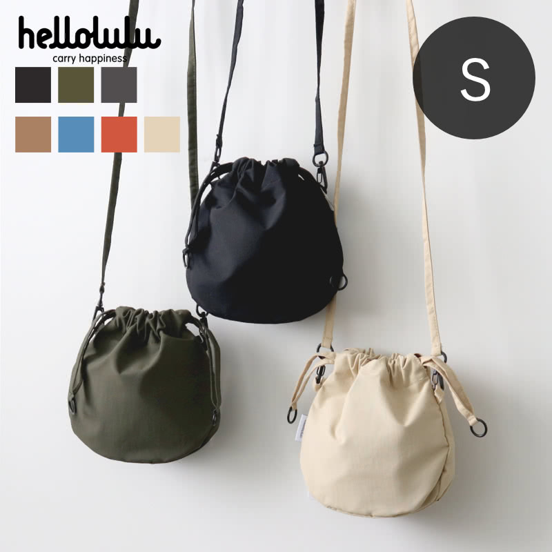 【楽天市場】【選べる特典付き】 ショルダーバッグ レディース 小さめ 巾着 2way Hellolulu BEA ミニスリングバッグ 軽量 撥水：ヒトイロ 楽天市場店