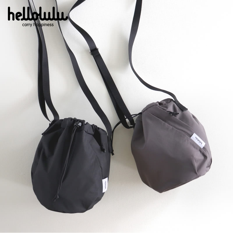 【楽天市場】【選べる特典付き】 ショルダーバッグ レディース 巾着 2way Hellolulu CHICO スリングバッグ 軽量 撥水 外ポケット：ヒトイロ 楽天市場店