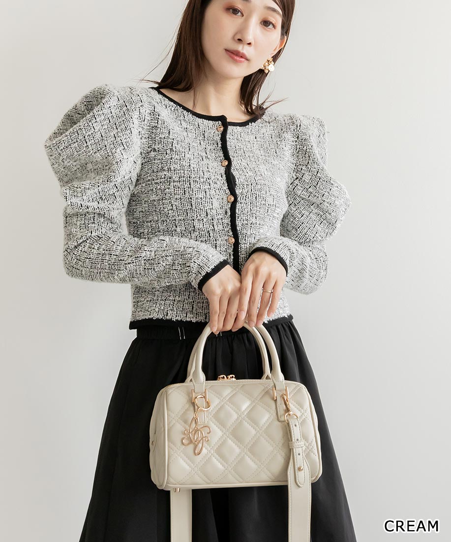 【楽天市場】RANDA/ランダ/キルティング2WAYボストンバッグ/FB32061 U【2023AW新作★送料無料】：RANDA