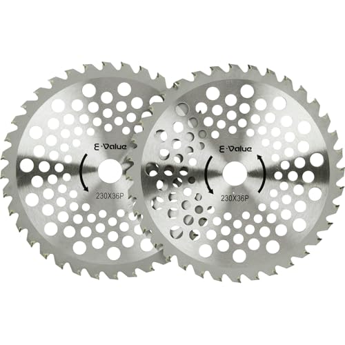 【楽天市場】イーバリュー(E-Value) 軽量タイプチップソー 草刈り用 2枚組 230mm 25cc未満推奨 ETT-230mm×36P：HappyLifeAcademia