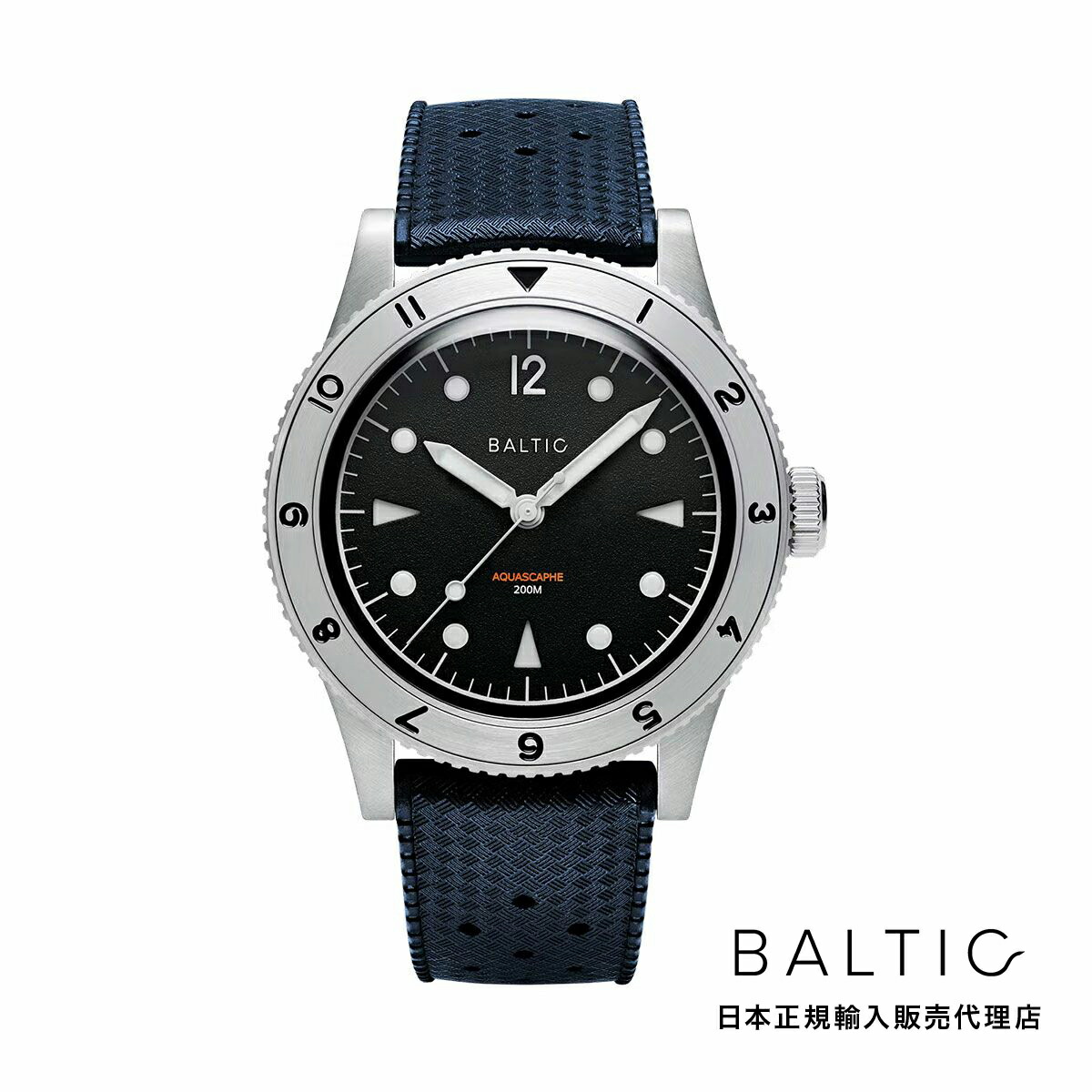 【楽天市場】バルチック BALTIC WATCHES アクアスカーフ スチール ベゼル ブルートロピックラバーベルト SB01 メンズ 男性用 ...