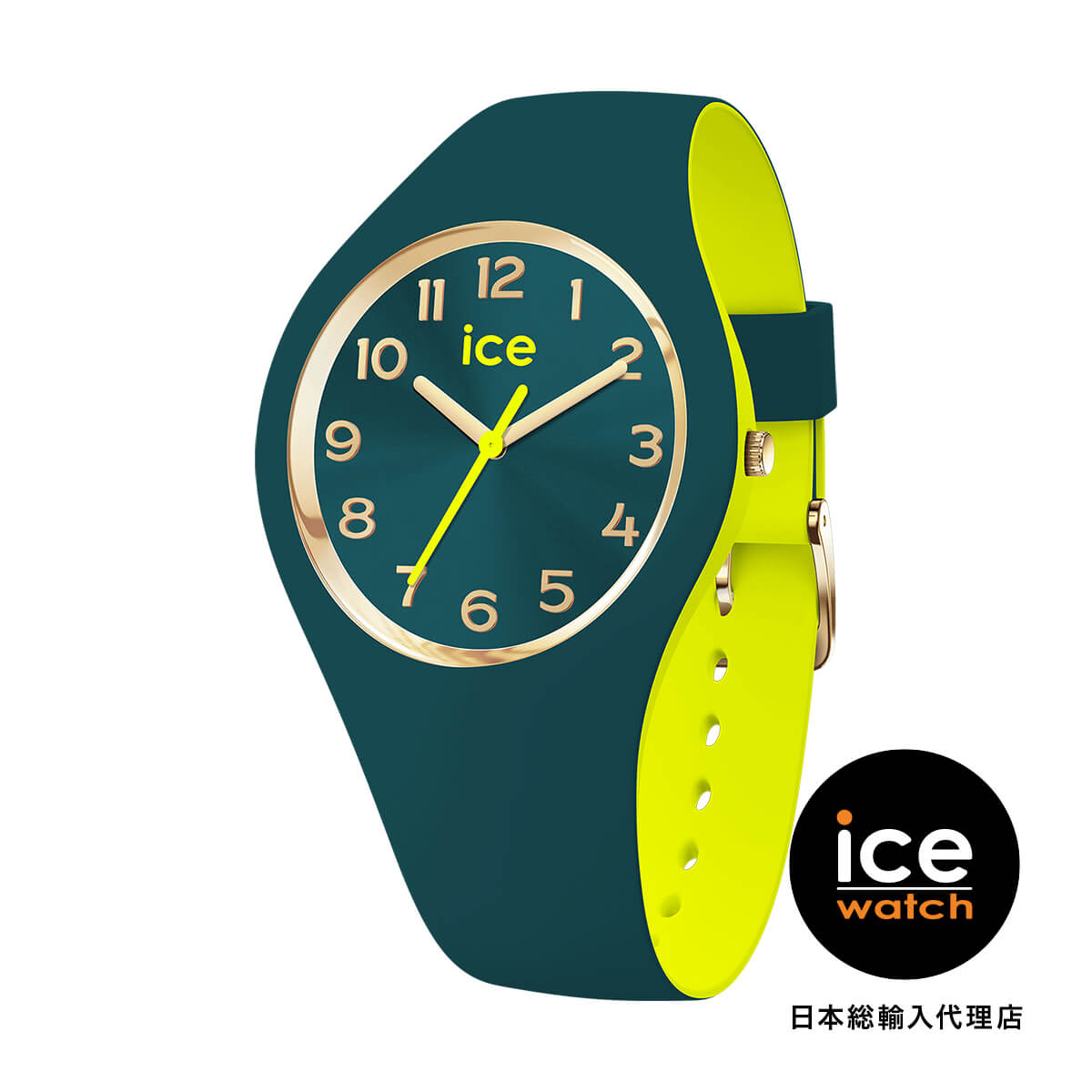 【楽天市場】ICE-WATCH / アイスウォッチ ICE duo chic - ダークグリーンライム - S34 - 3H：H°M’S ...