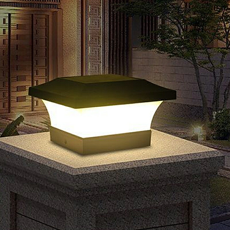 【楽天市場】AAAZM ソーラーライト LED 4面発光 門柱灯 薄型 明暗センサー 自動点灯/消灯 ソーラー充電式 屋外照明 四角形 北欧 おしゃれ 玄関外灯 和風 防雨型 エントランス照明 ...