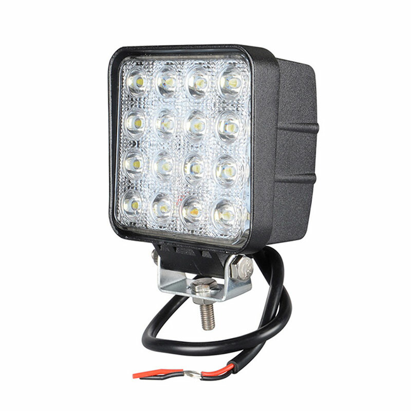 【楽天市場】AAAZM 2個セット LED投光器 屋外照明 DC12V～DC24V 作業灯 屋外用 昼光色 ワークライト 投光器 48W 正方形 LEDライト アウトドア照明 防塵 防水 防雨 ...