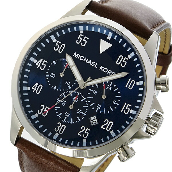 【楽天市場】マイケルコース MICHAEL KORS ゲージ Gage クオーツ クロノ メンズ 腕時計 MK8362 ネイビー：ハピネス ...