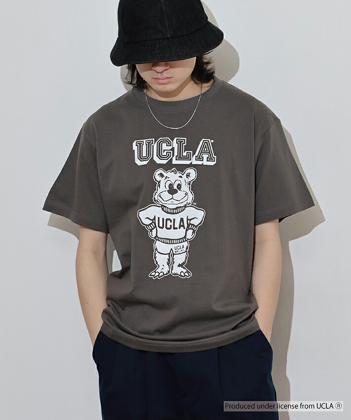 【楽天市場】UCLA ユーシーエルエー 半袖 College T-Shirt カレッジ Tシャツ 5.6oz ダブルステッチ メンズ レディース ロゴ アメカジ スポーツ クマ ベアー ...