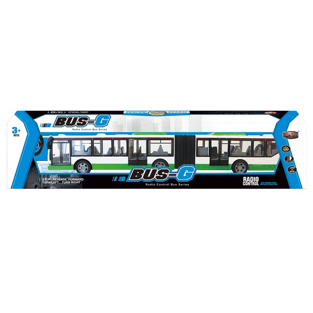【楽天市場】27MHz R/C 連節バス(白/緑) [DK-DY-666-676A-G](JAN：4975406145494)：ホビーマンズ