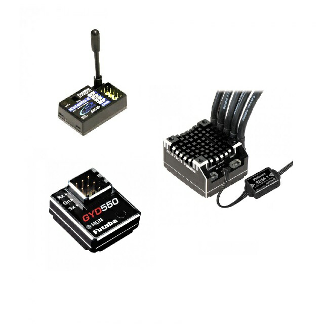 【楽天市場】受信機/ジャイロ/ESCセット(R334SBS-E/GYD550/MC971CR) [00107388](JAN：4513886038297)：ホビーマンズ