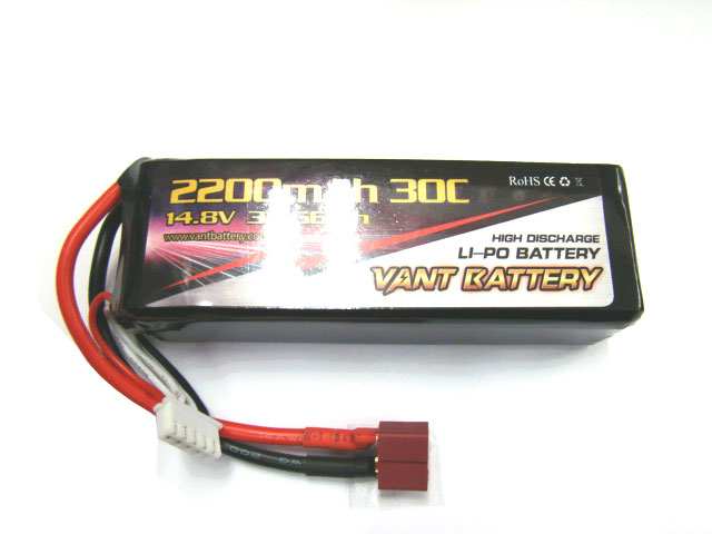 【楽天市場】Li-Poバッテリー 14.8V 2200mAh 30C [VT2200-30-4S](JAN：2000000071312)：ホビーマンズ