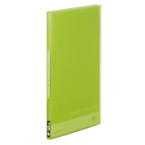 【楽天市場】キングジム シンプリーズ クリアーファイル（透明） A4判タテ型（20ポケット）（黄緑） 【186TSPキミ】：どっとカエールHOCOa