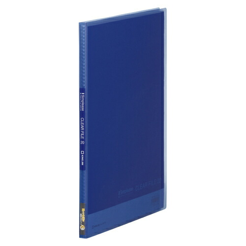 【楽天市場】キングジム シンプリーズ クリアーファイル（透明） A4判タテ型（20ポケット）（コバルトブルー） 【186TSPコハ】：どっとカエールHOCOa