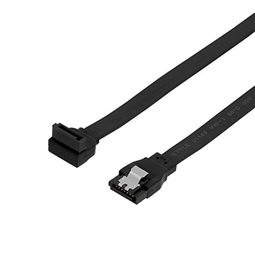 【楽天市場】オウルテック SATA3ケーブル 6Gbps対応 ラッチ付き 長期3年保証 ストレート 上L型コネクター 100cm ブラック ...
