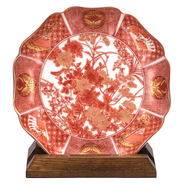 【楽天市場】九谷焼 7号皿 飯田屋 歴代画風（皿立付）K8-3127 [飾り皿]：九谷陶芸 北山堂 楽天市場店