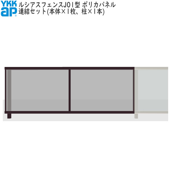 【楽天市場】YKKAPガーデンエクステリア 形材フェンス ルシアスフェンス セット品 J01型：連結セット：ノース＆ウエスト