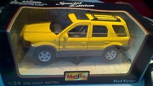 【楽天市場】【送料無料】模型車 モデルカー マイストフォードエスケープイエローインボックスmaisto 124 ford escape ...