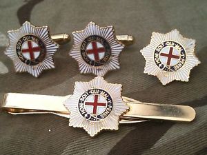 【楽天市場】【送料無料】メンズアクセサリ— カフリンクスバッジネクタイクリップセットcoldstream guards cufflinks ...