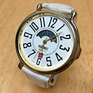 【楽天市場】【送料無料】腕時計 ムーンフェイズアナログクォーツメンズビンテージバッテリーvintage gitano mens large ...