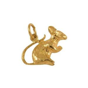 【楽天市場】【送料無料】ネックレス ゴールドマウス9ct gold mouse charm：hokushin