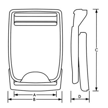 【楽天市場】【ネコポス便対応】 YKK WB-H プラスチックパーツ バックル ベルトバックル / Belt buckle WBH：WB20H：ホルキン