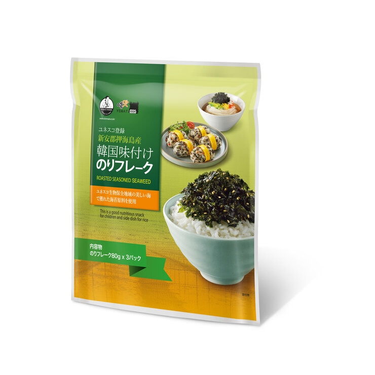 【楽天市場】韓国味付けのりフレーク 80g x 3袋 Korean Seaweed Flake 80g x 3 bags ct567749：Homedavinci
