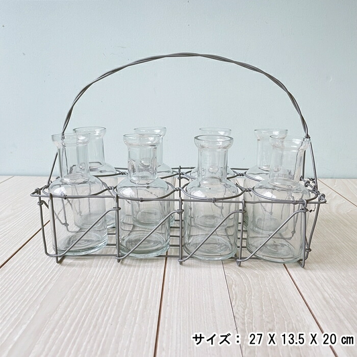 【楽天市場】【LONLO】8 FLOWER BASE HOLDER W/GLASS BASE (600603）【ヴィンテージ ディスプレイ ...