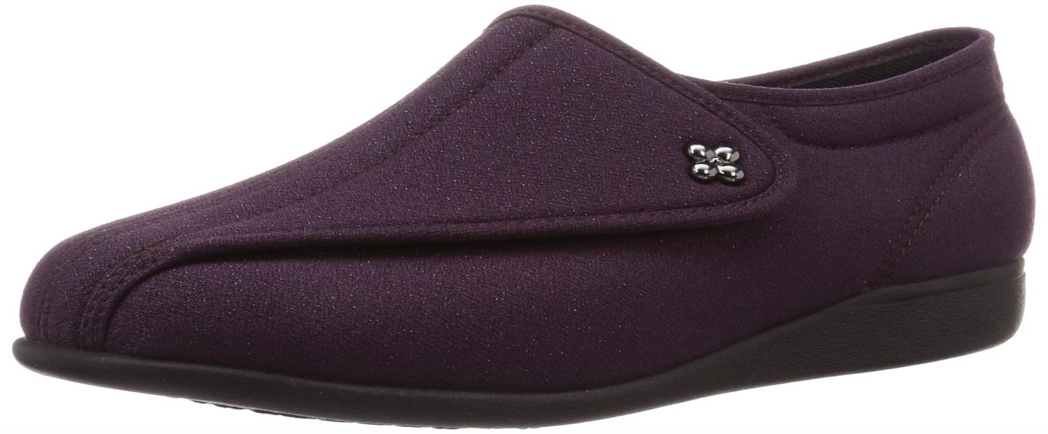 【楽天市場】快歩主義 介護シューズ 軽量 転倒予防 リハビリ 幅広3E KHS L011 レディース パープルラメ 22.0 cm 3E：Homey Store 楽天市場店