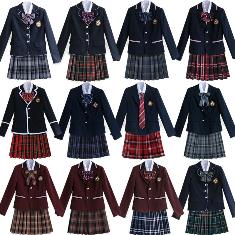 【楽天市場】スクールブレザー JK制服 学生制服 制服ブレザー 5点セット 11タイプ 長袖 女子高生スカート リボン 制服コスプレ レディース 高校生 お受験 結婚式 発表会 ジュニア ...