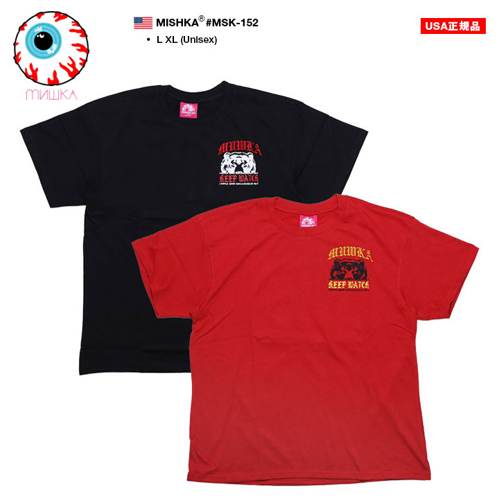 【楽天市場】MISHKA Tシャツ 半袖 メンズ 春夏用 黒 赤 大きいサイズ ミシカ おしゃれ 派手 総柄 キャラクター DEATH ...