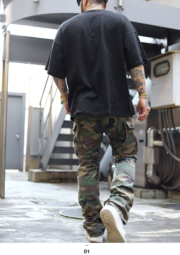 【楽天市場】mnml カーゴパンツ チノパン メンズ 春夏秋冬用 緑 ミニマル チノパン スリム カーゴ パンツ ポケット ロングパンツ おしゃれ かっこいい ヒョウ柄 迷彩柄 フレアパンツ ...