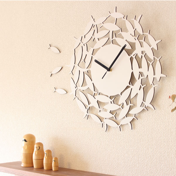 【楽天市場】魚群を文字盤に見立てた壁掛時計！Pop Out Clock（ポップアウトクロック）Fish インテリア雑貨＆キッチン雑貨のお店 ...