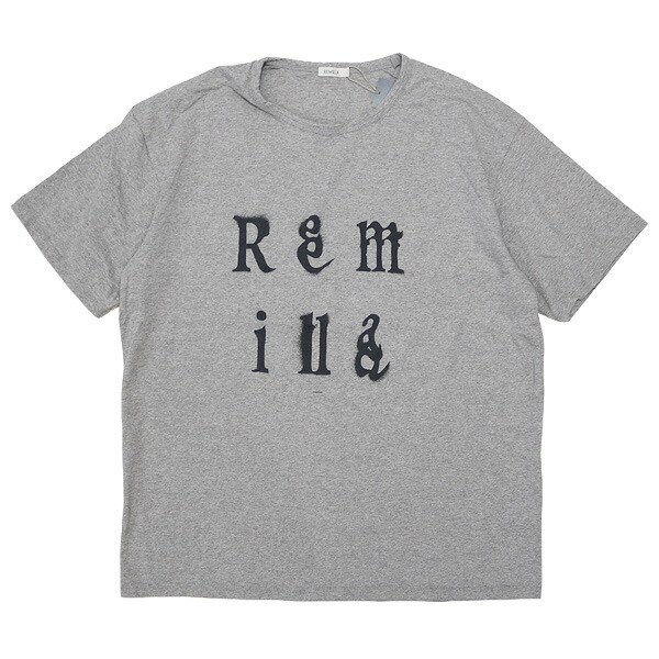 【楽天市場】REMILLA レミーラ : 半袖ステンシルロゴTシャツ/GRAY杢：HOOD