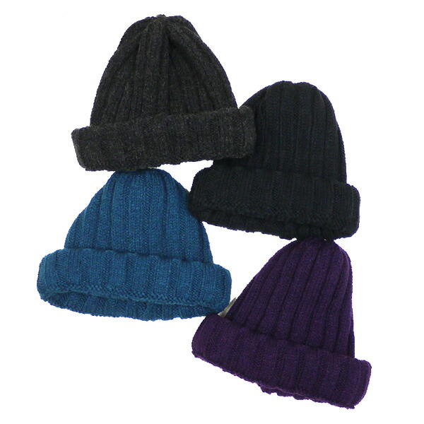 【楽天市場】REMILLA レミーラ : リブニット帽 DARK PURPLE：HOOD