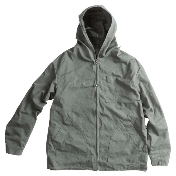 【楽天市場】REMILLA レミーラ : コットンツイル ワークスモック SMOKE GRAY：HOOD