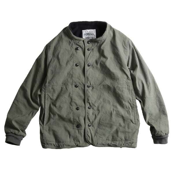 【楽天市場】REMILLA レミーラ : ノーカラー ハントジャケット KHAKI：HOOD