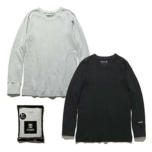 【楽天市場】ROARK REVIVAL ロアーク リバイバル : 2パック サーマルTシャツ BLACK×GRAY：HOOD