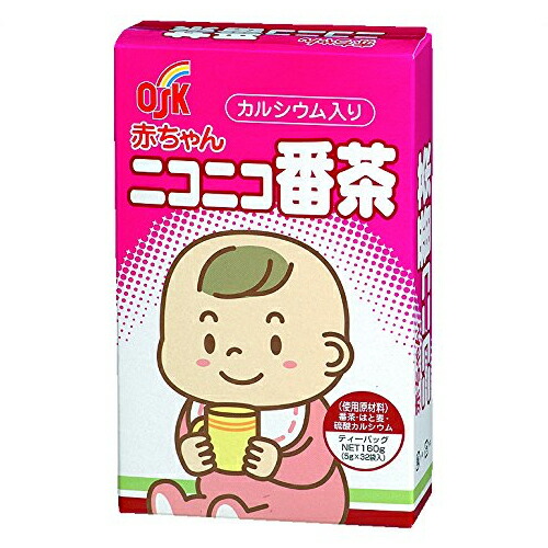 【楽天市場】OSK 赤ちゃんニコニコ番茶 160g（5g×32袋)【小谷穀粉】：健美の恵 あふれる