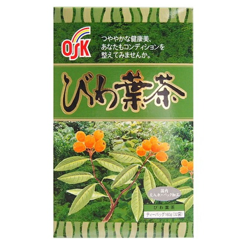 【楽天市場】OSK びわ葉茶 160g (5g × 32袋)【小谷穀粉】：健美の恵 あふれる