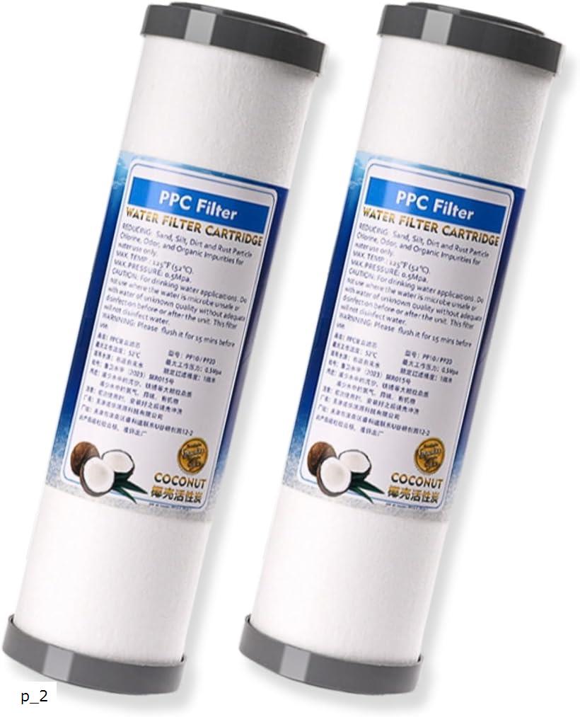 【楽天市場】社外 アクアリウム 水槽 浄水器 フィルター PPC セディメント 砂 泥 除去 ヤシ殻 焼結活性炭 塩素 臭い 吸着 10インチ ...